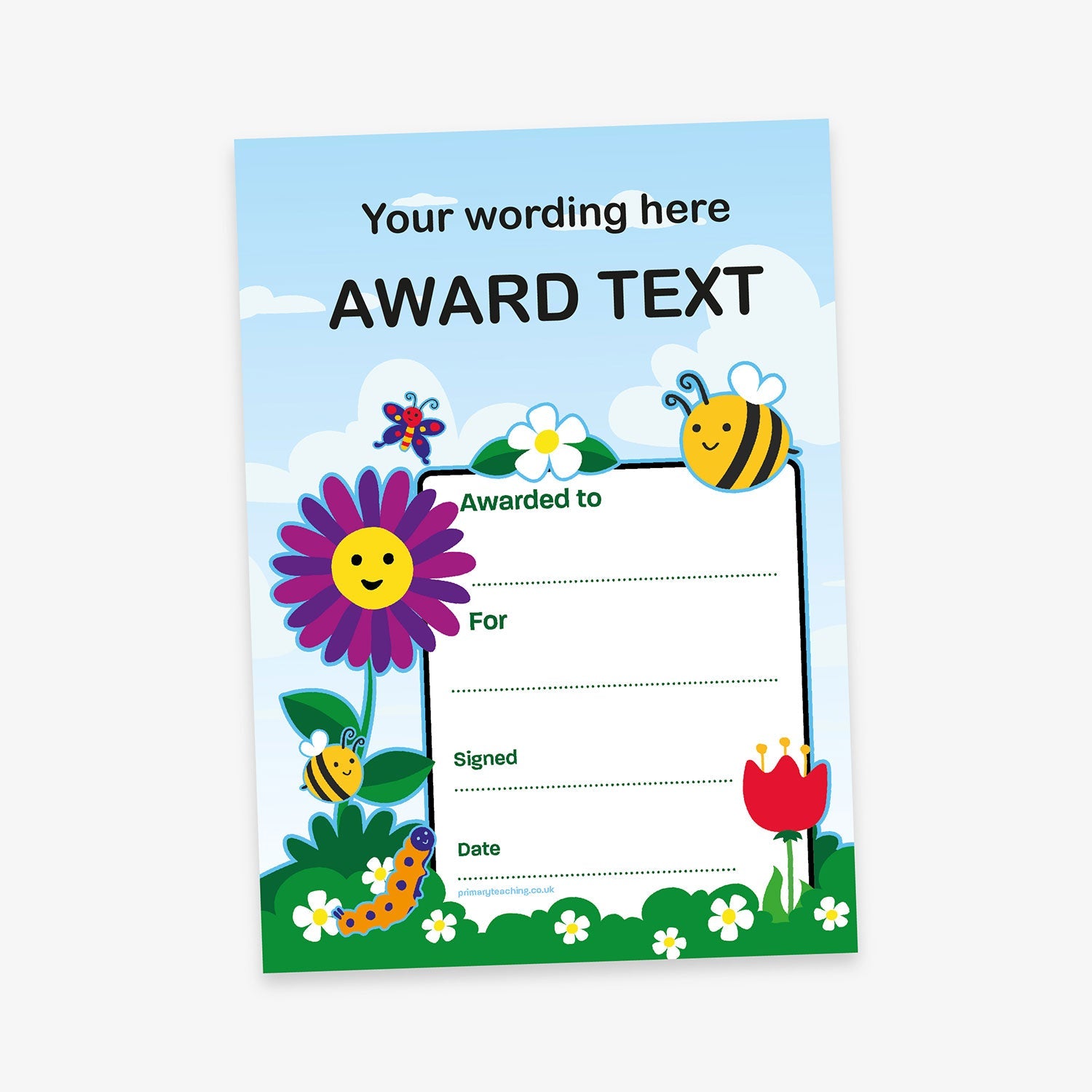 Kindergarten Diplomas Templates For Flowers