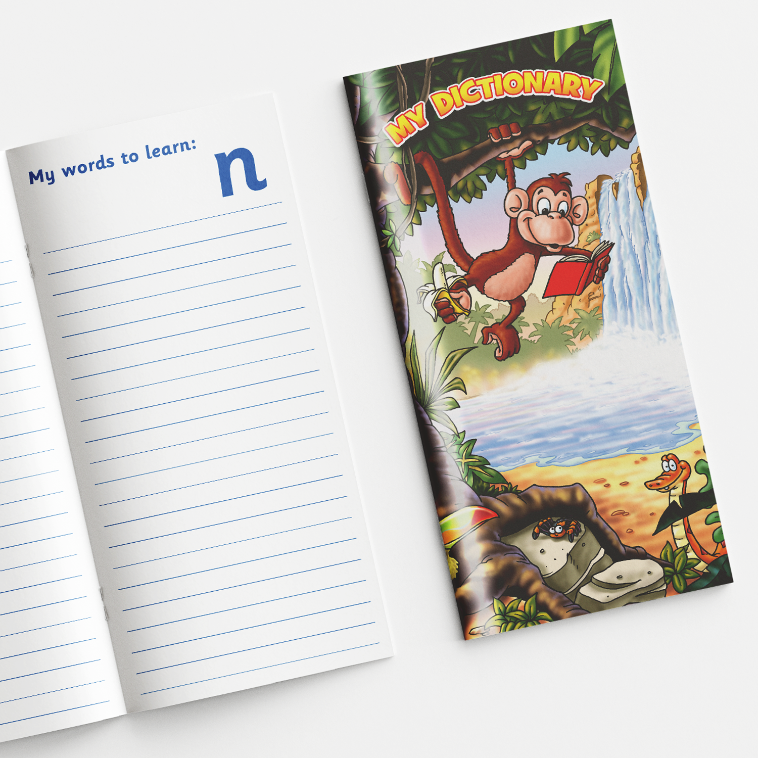 Spelling Dictionary | Jungle Themed | 28 Pages | 210x99mm