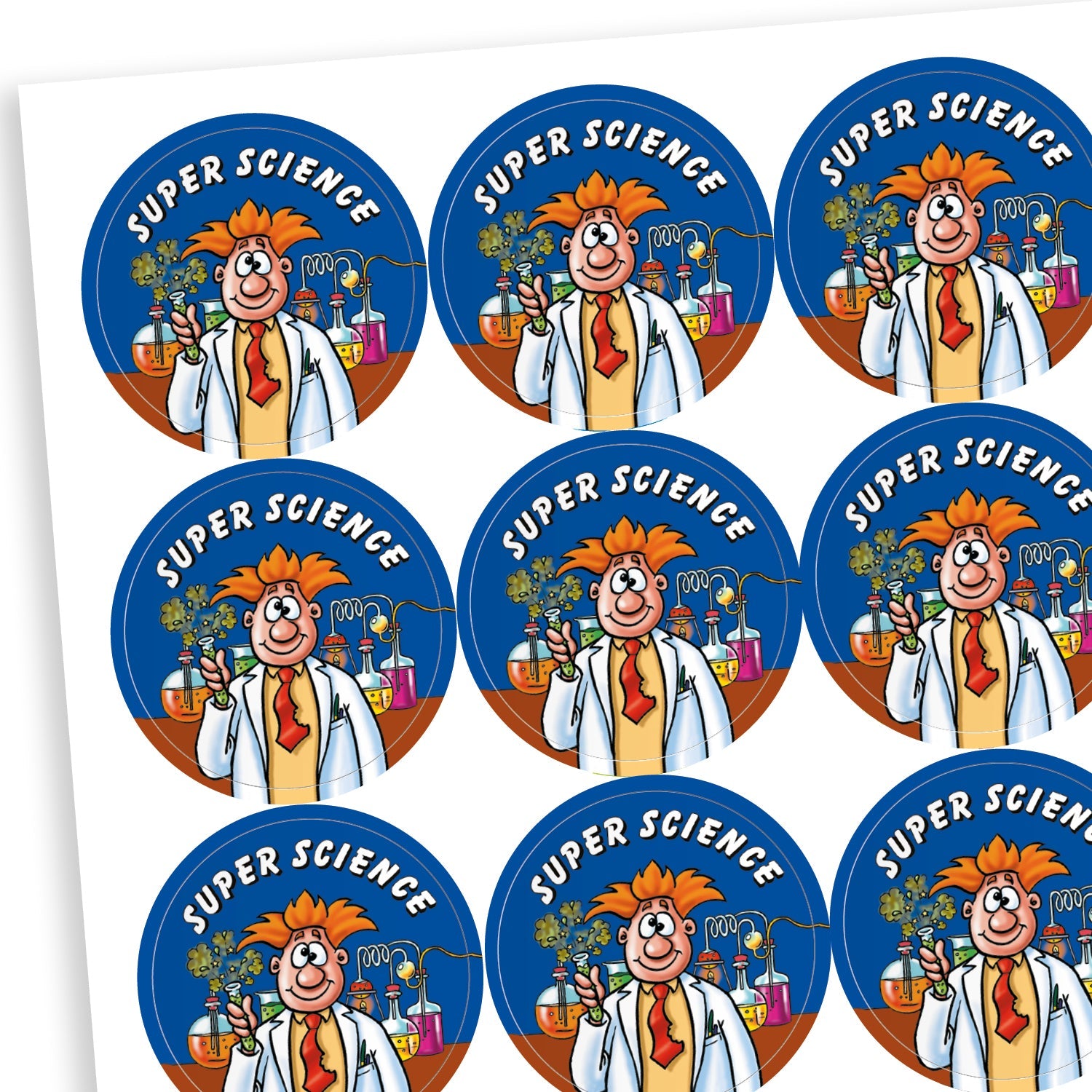'Super Science' Stickers | 25mm | x 35 | Pupil Reward