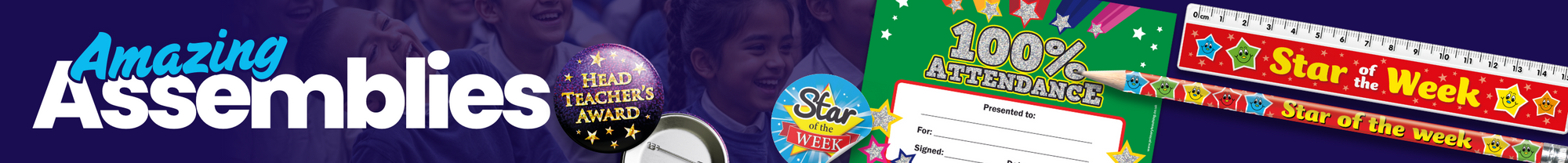 Assembly Awards | Certificates | Badges | Pencils and Rulers