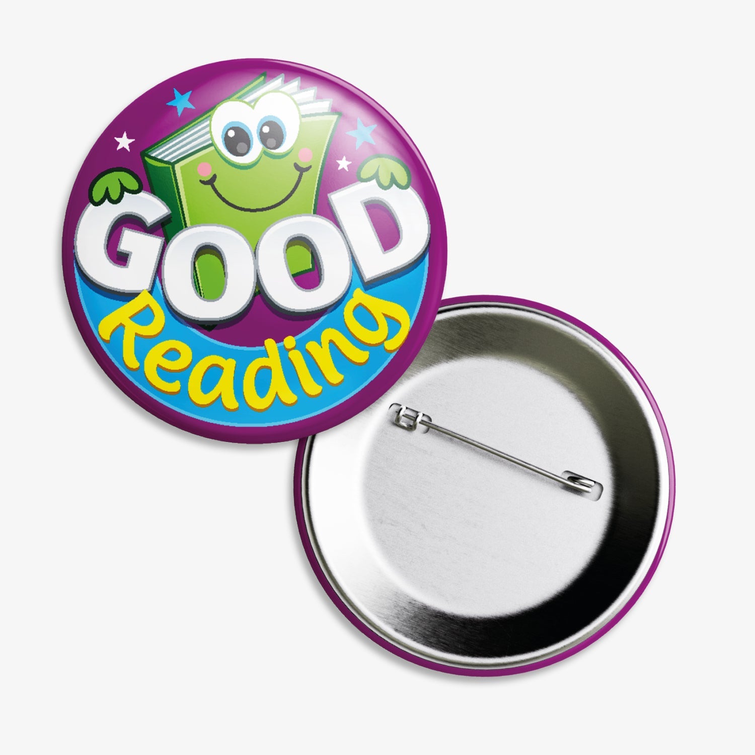 Good Reading Badges | 38mm | 10 Button Badges | Rewards