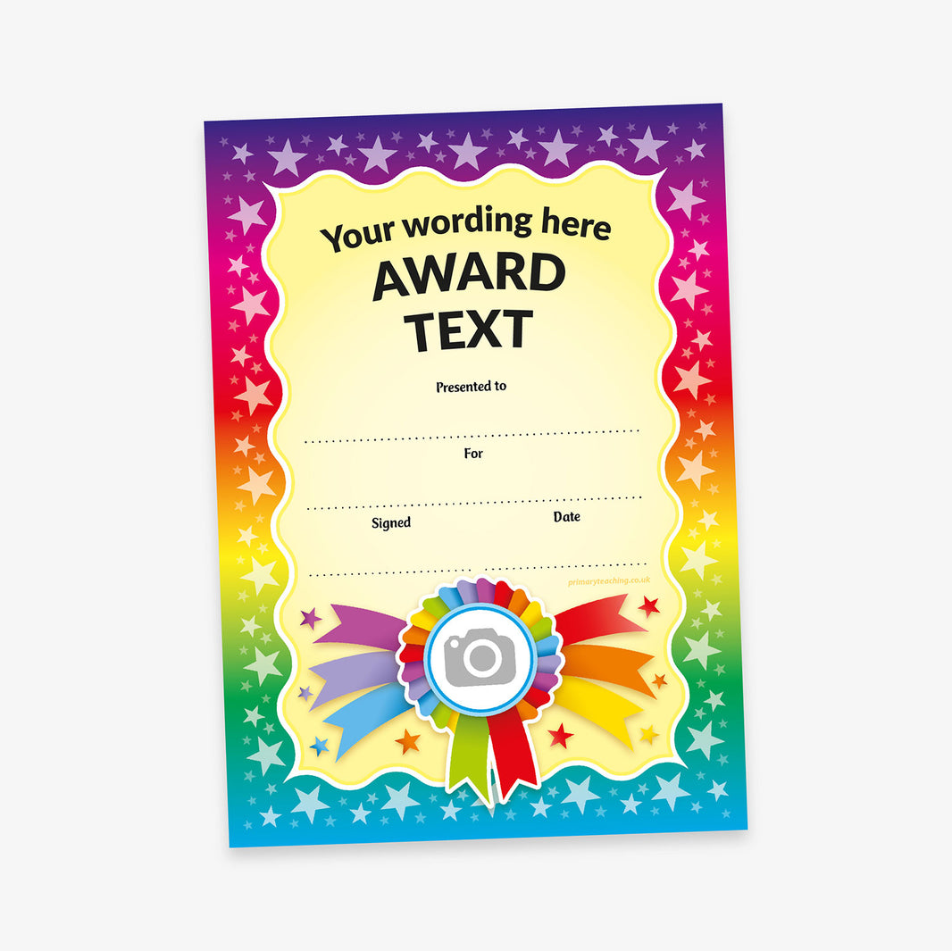 Personalised Certificates | Customise Pupil Rewards