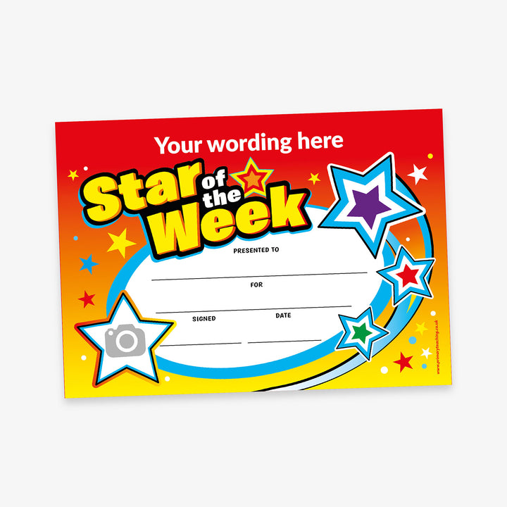 Star of the Week Awards | Stickers and Much More...