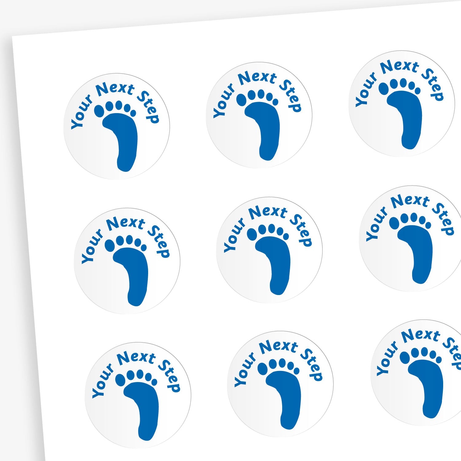 Your Next Step Stickers | 20mm | x 35 | Pupil Reward