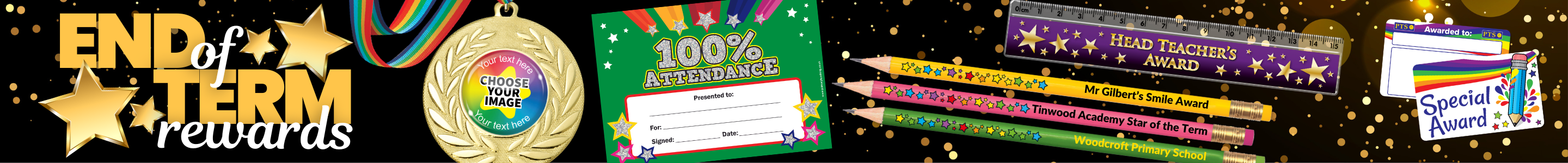 Assembly Awards | Certificates | Badges | Pencils and Rulers