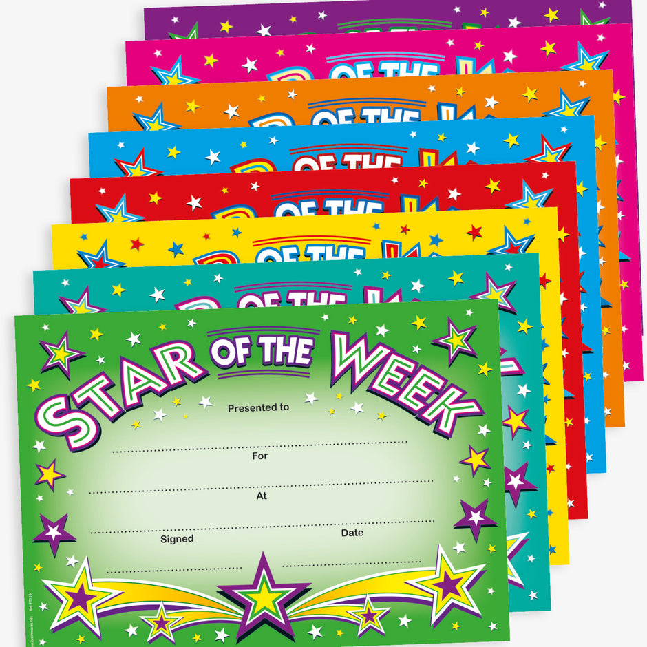 Star of the Week Awards | Stickers and Much More...
