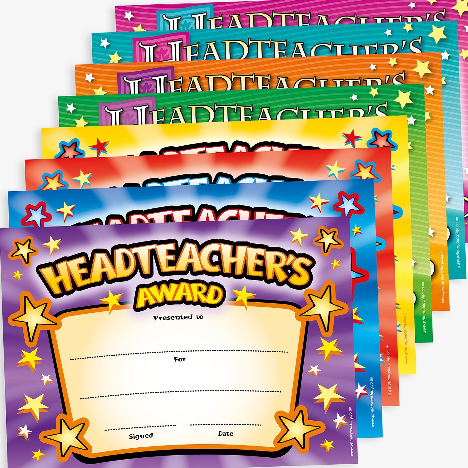 Headteacher's Award Certificate | A5 | x 160 | Rewards