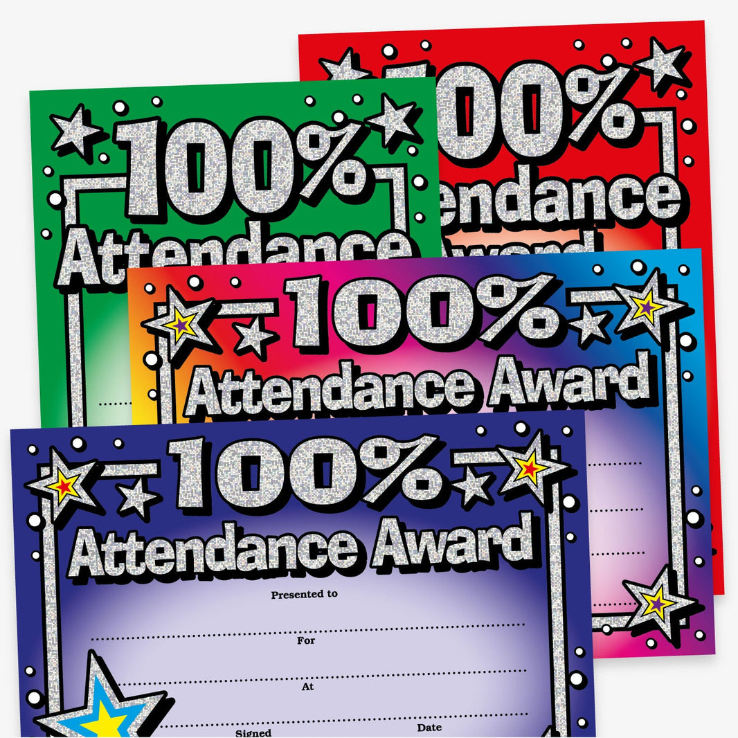 Attendance Reward | 100% | Perfect Attendance Award