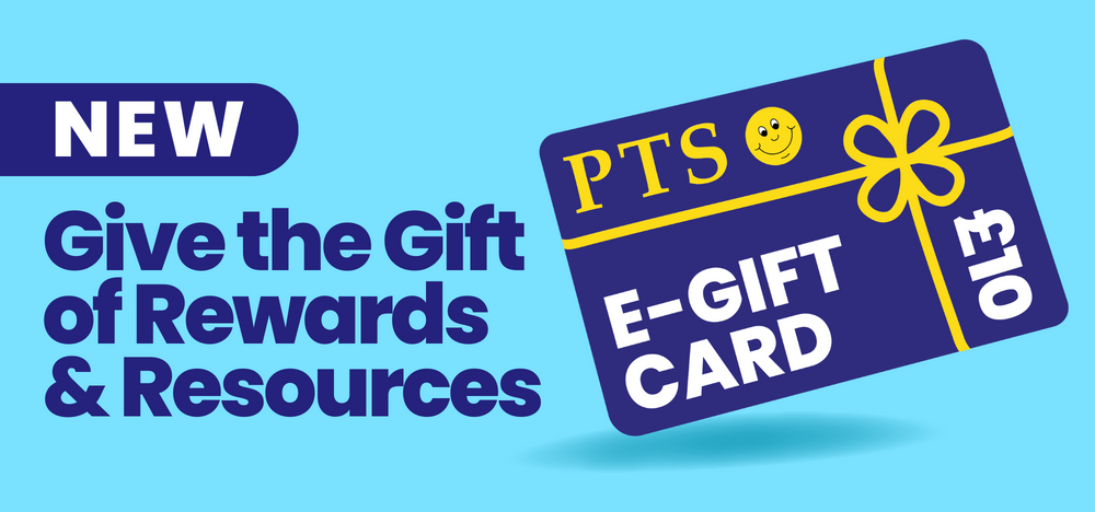 Stickers, stampers, certificates and postcards for teachers