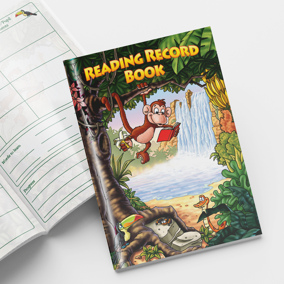Reading Record Book | Jungle Theme | A5 | Home Learning