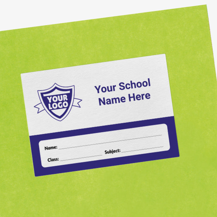 Personalised Exercise Book Labels | 4 Stickers | 139 x 99mm