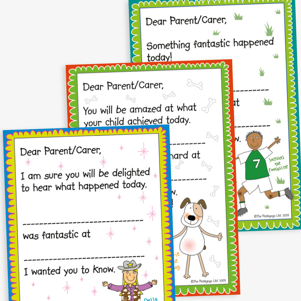 Pedagogs Notes for Parents | 48 Notes | A5 | Notes Home