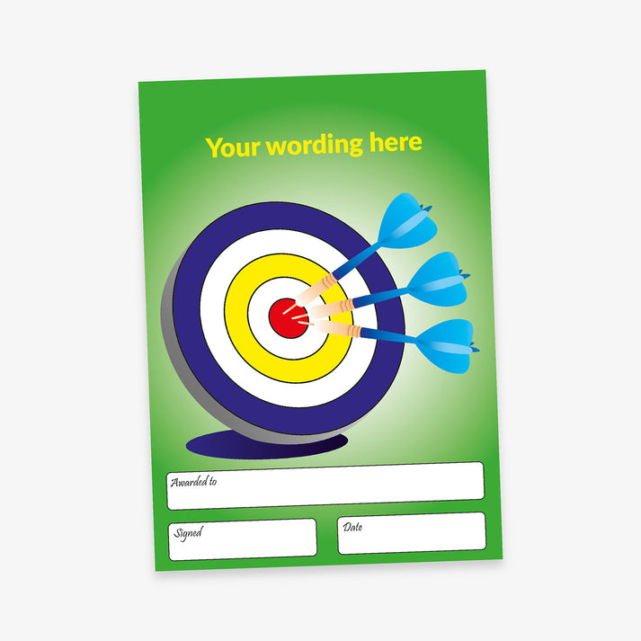 Target Certificates | Personalised | A5 | Classroom Reward