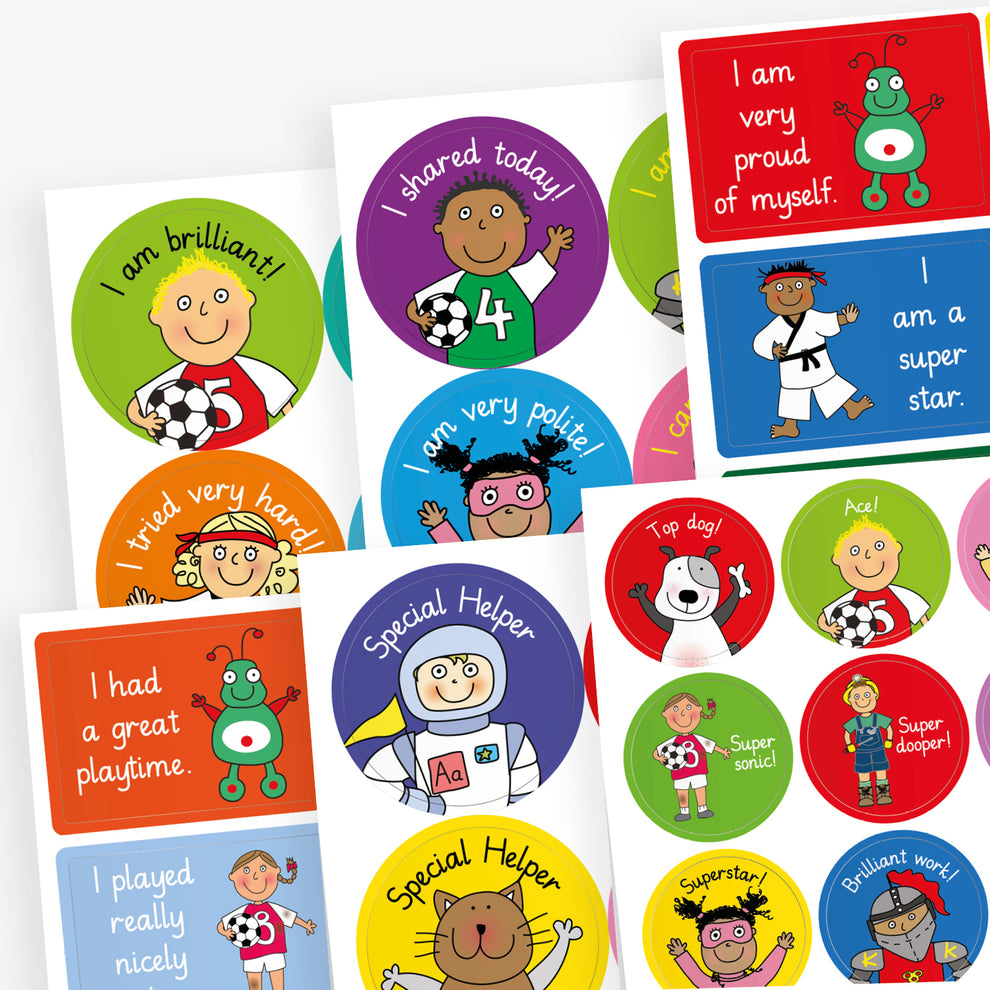 EYFS Pedagogs Stickers | Value Pack | 898 Stickers