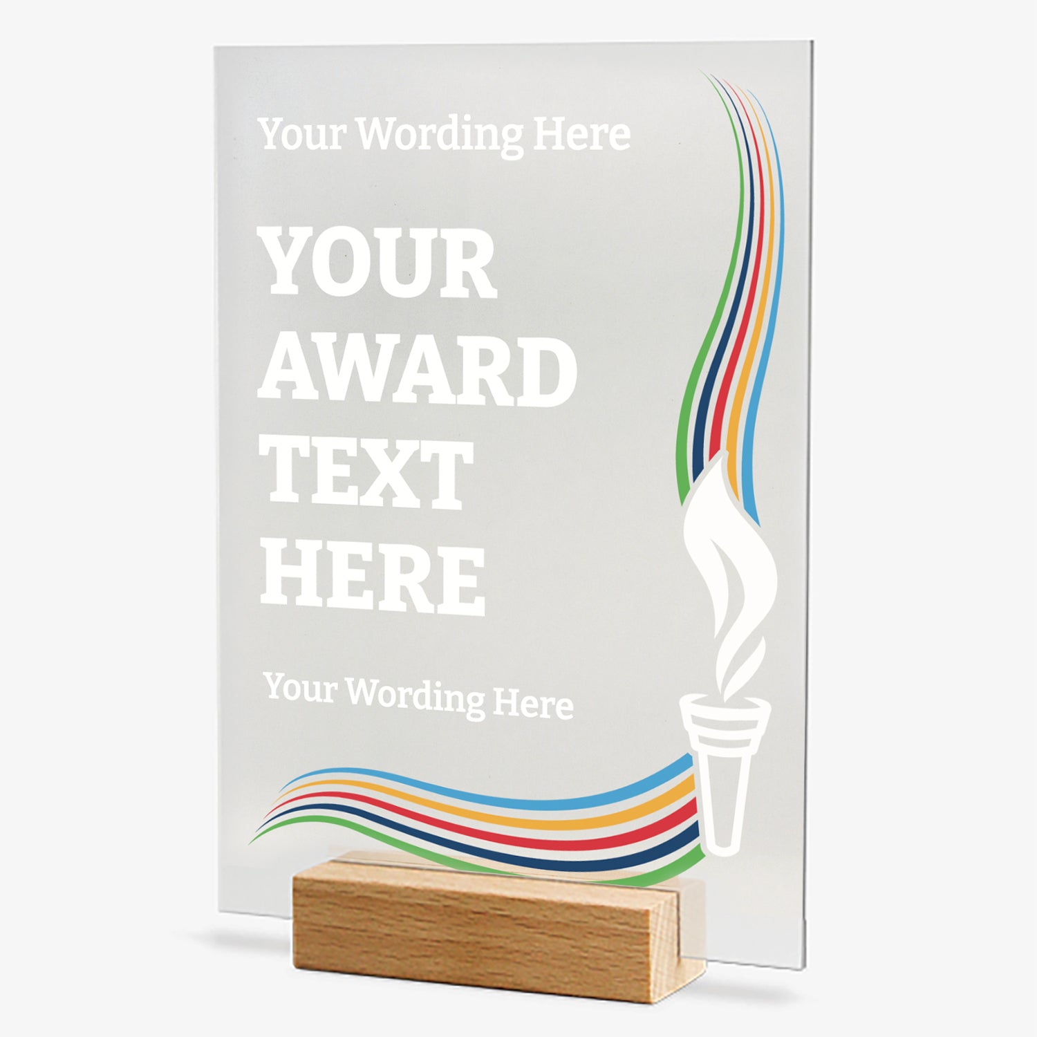 Personalised Sports Torch Plaque | Sports Awards and Prizes – Primary ...