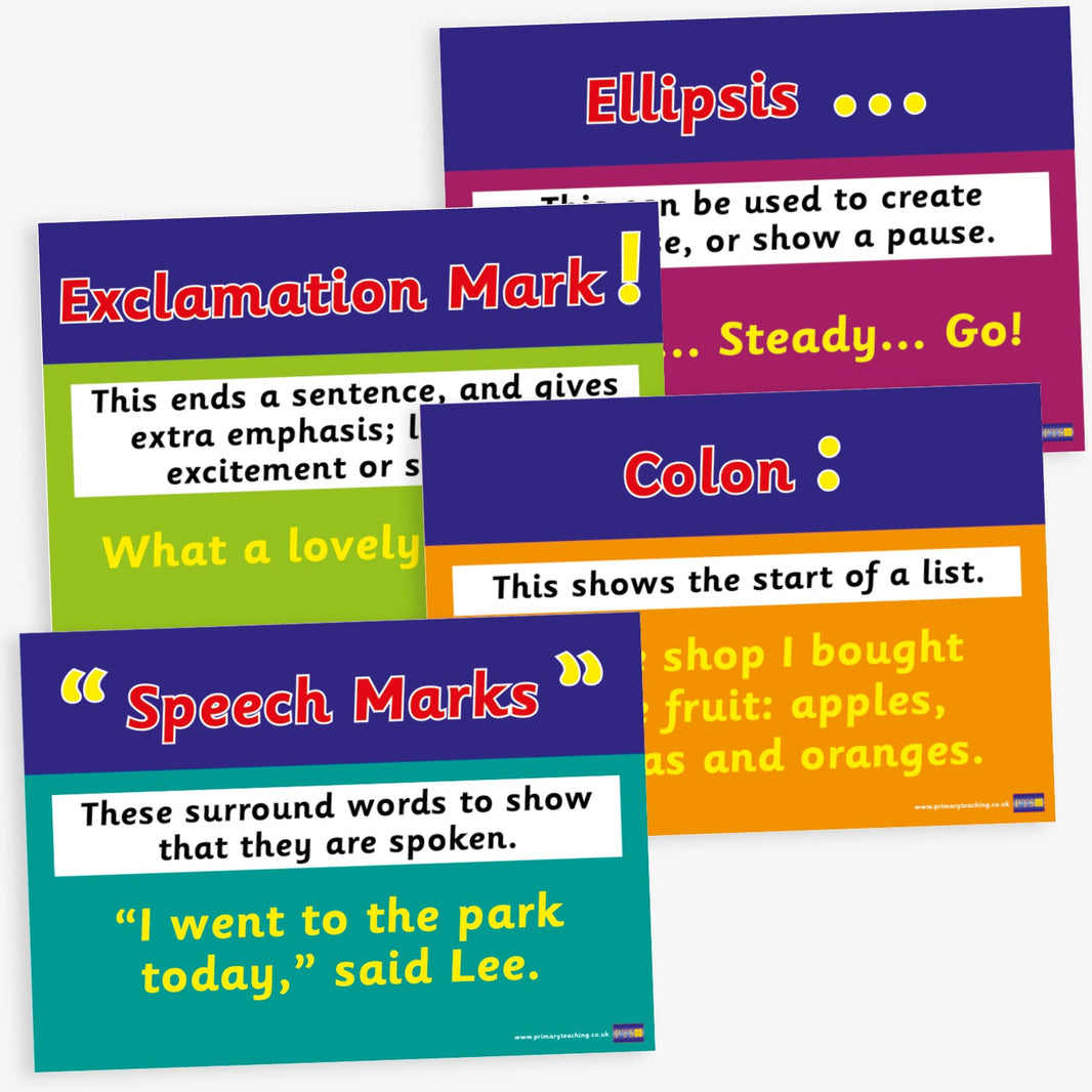 Bright Classroom Display Posters and Reward Charts