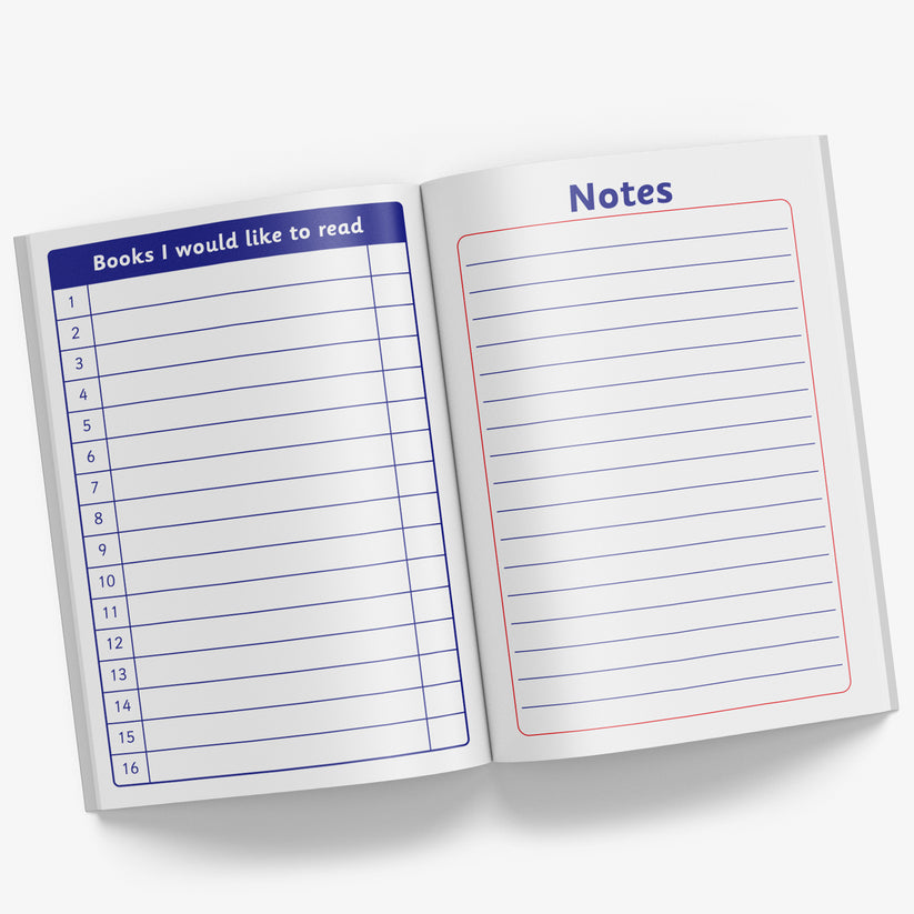 Personalised Reading Record Book | Children | 40 Pages