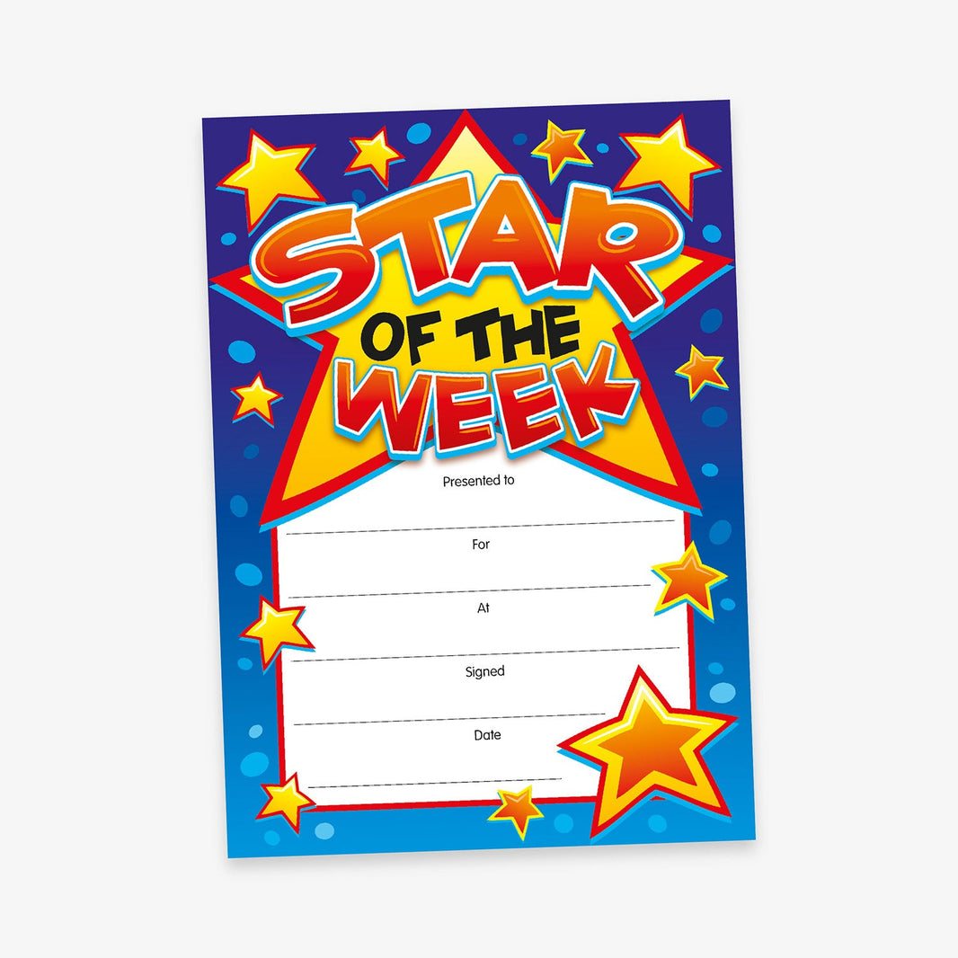 Star of the Week Certificates | Personalised Awards
