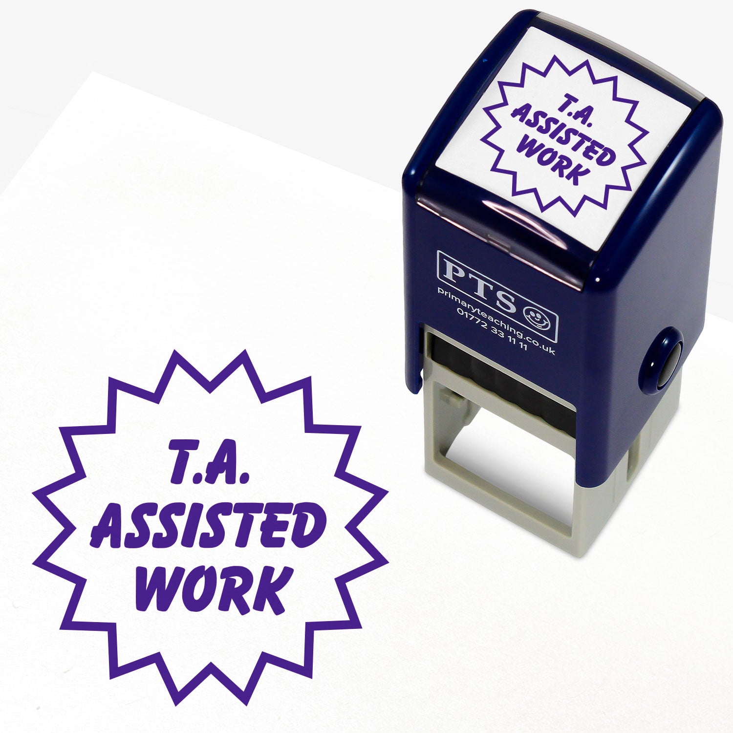 TA Assisted Work Stamper | 25mm | Choose Your Ink Colour