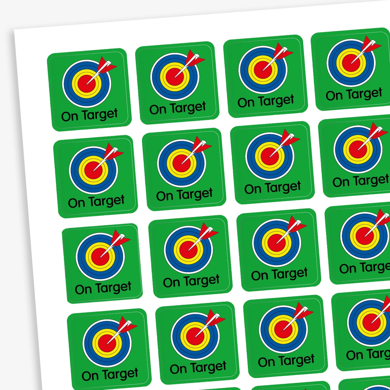 On Target Stickers | 140 Stickers | 16mm | Rewards