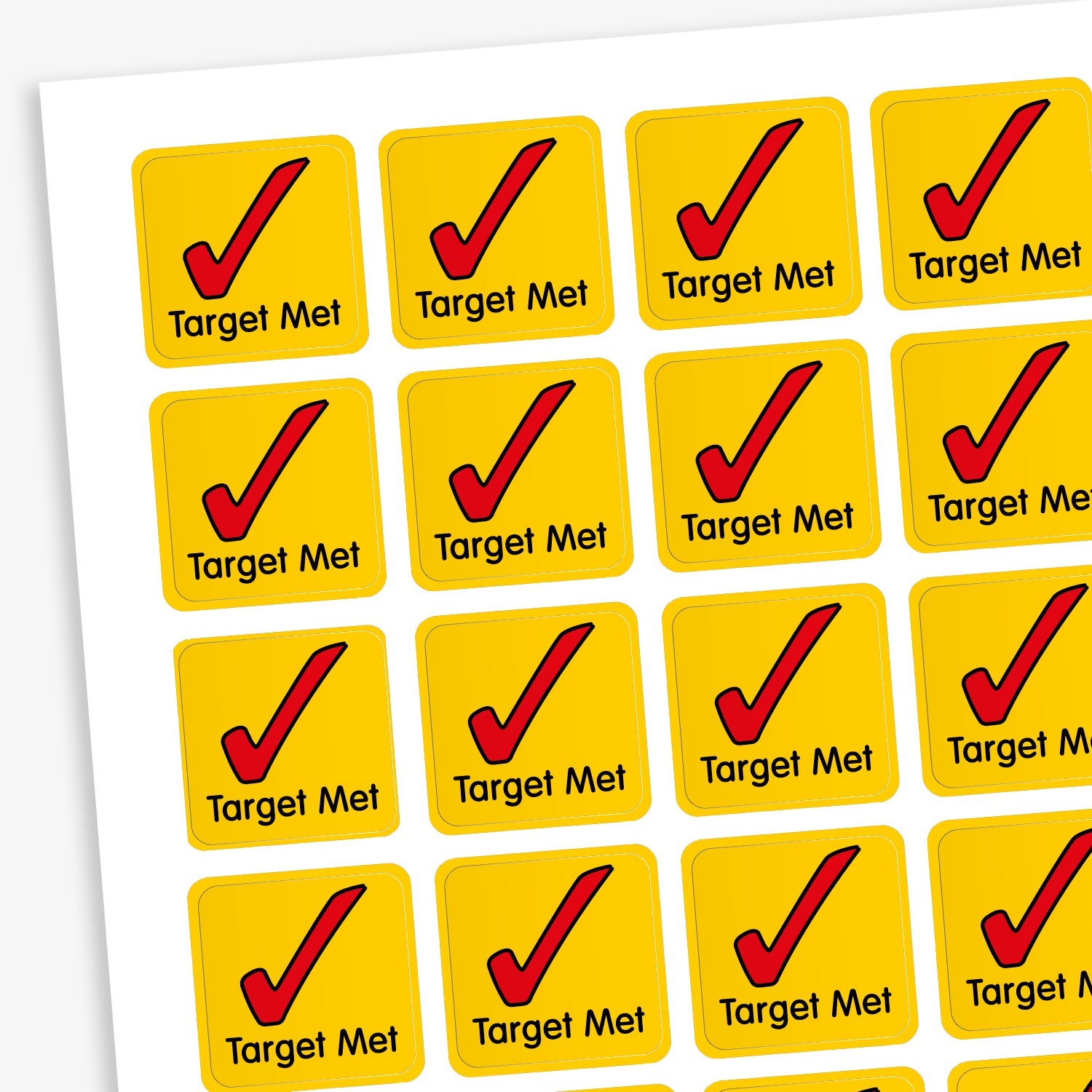 Target Met Stickers | 140 Stickers | 16mm | Pupil Reward