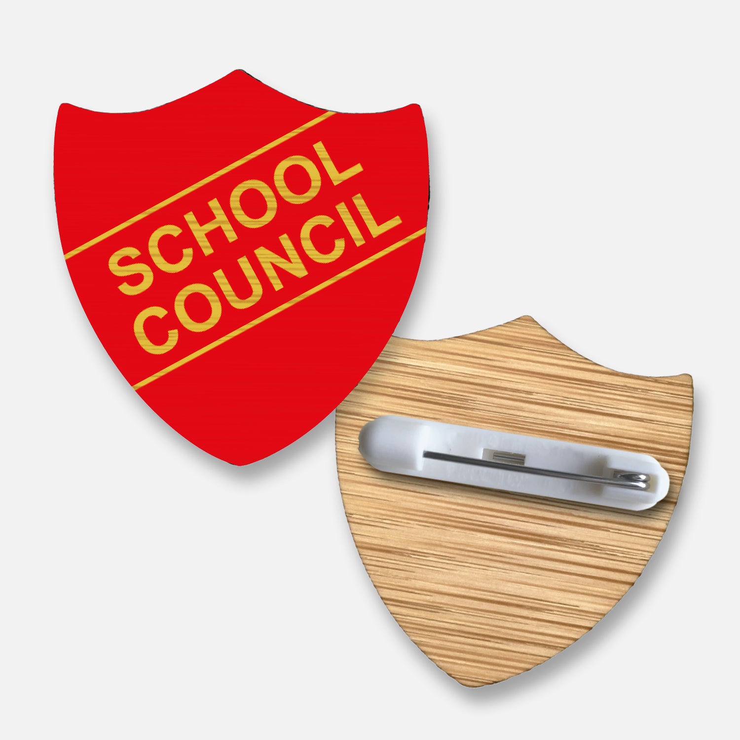 School Council Shield Badge | Bamboo | Blue | Pupil Rewards – Primary ...
