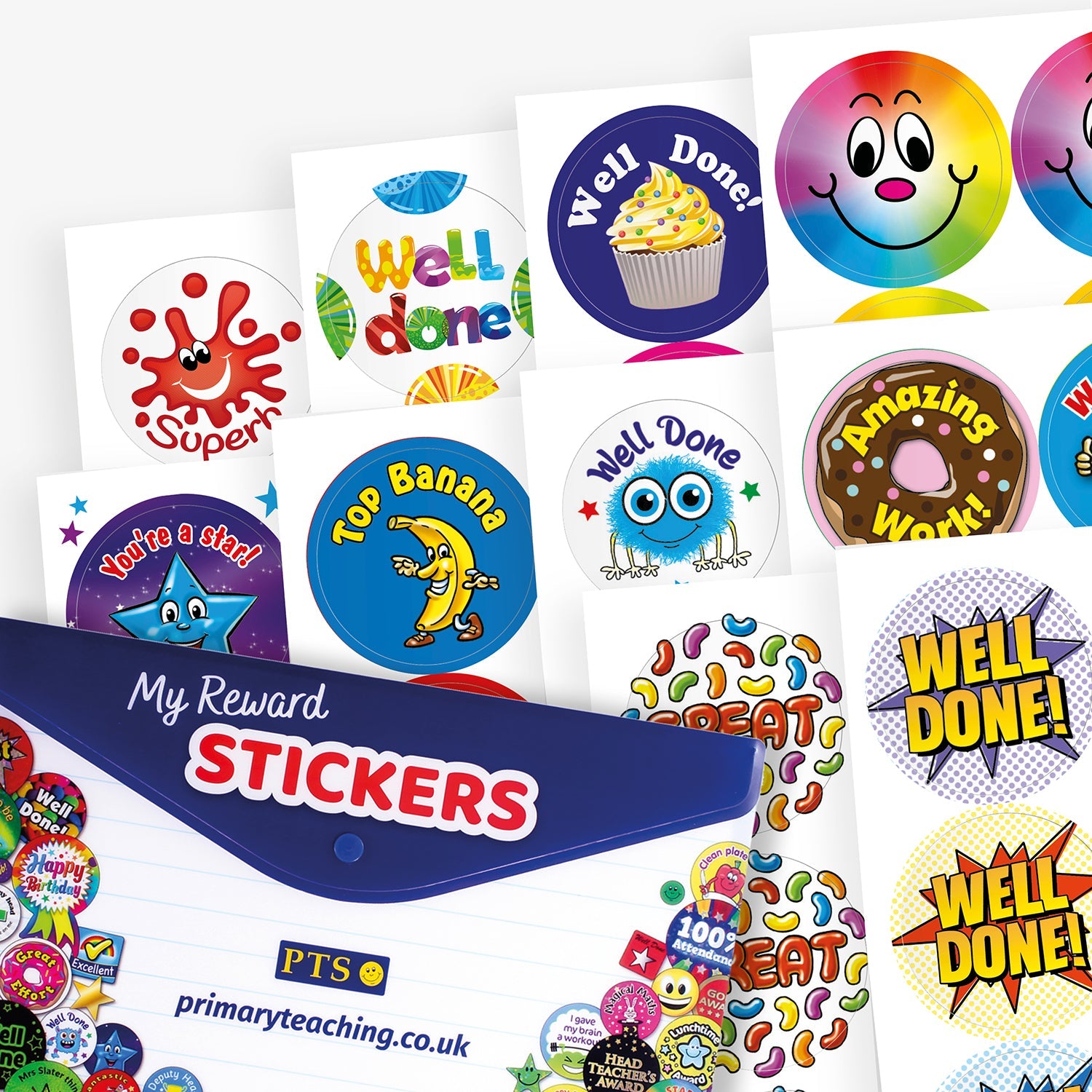 Scented Stickers Value Pack | 1350 Stickers | 32mm Circular