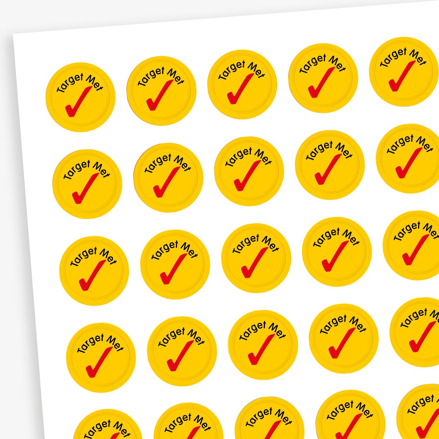 Target Met Sticker | Diddi Dots | 10mm | Pupil Reward