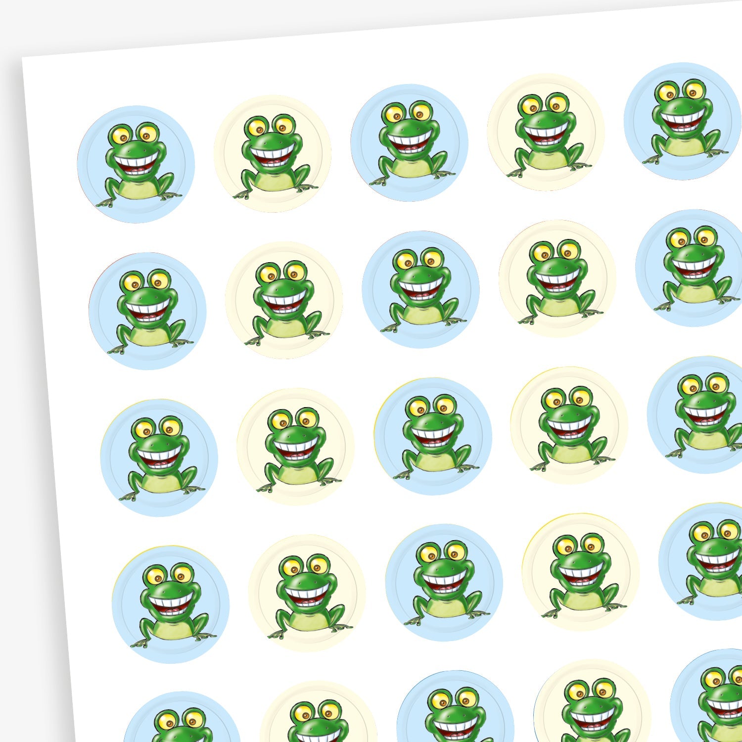 Diddi Dot Green Frog Stickers | 196 Stickers | 10mm