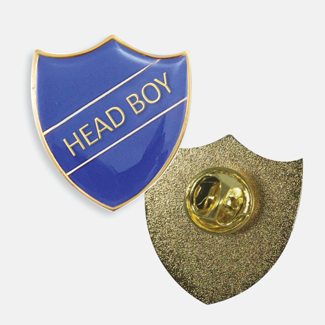 Enamel Head Boy Shield Badge | Choice of Colour | School Pin