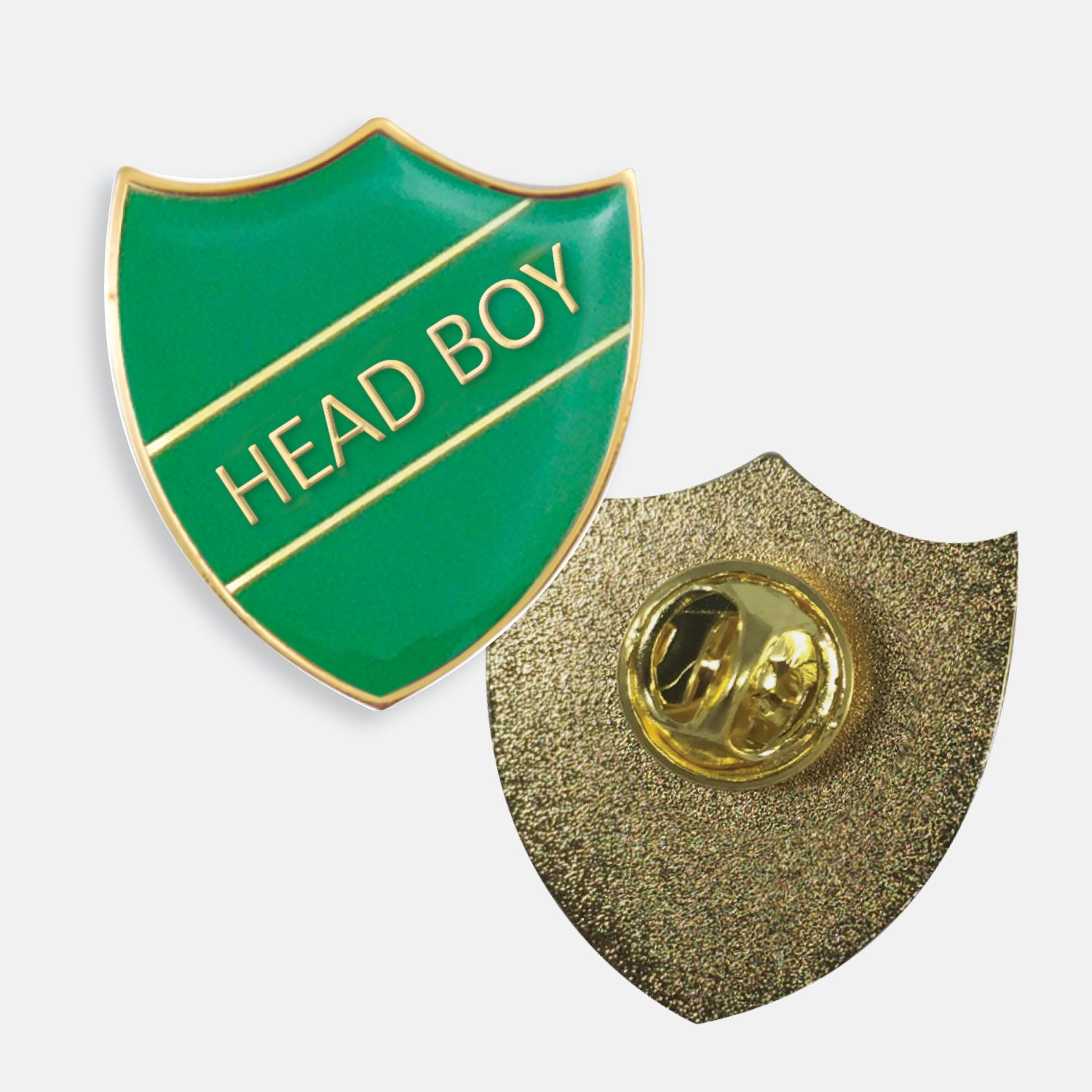 Enamel Head Boy Shield Badge | Choice of Colour | School Pin