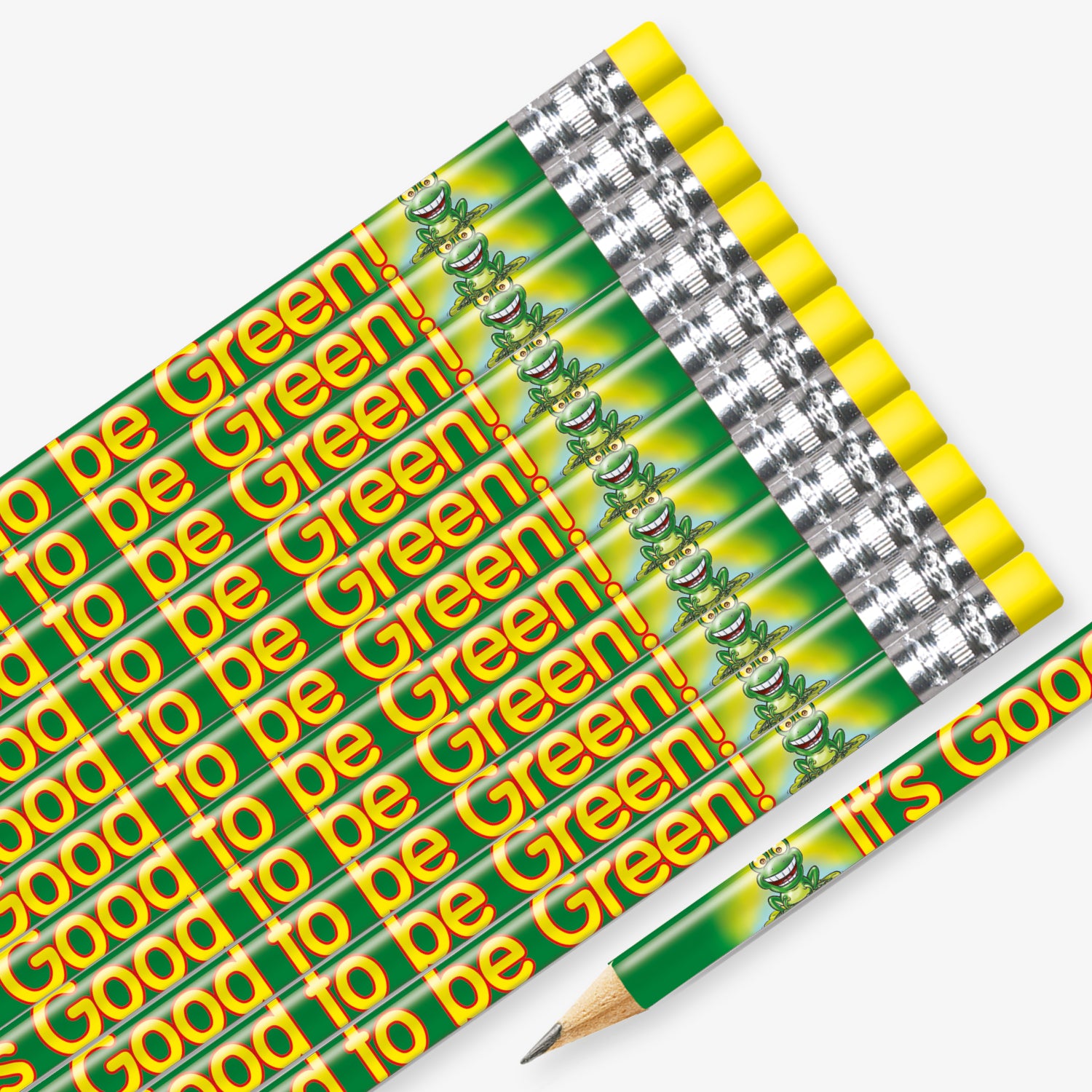 Good to be Green Pencils | 12 Pencils | Pupil Rewards