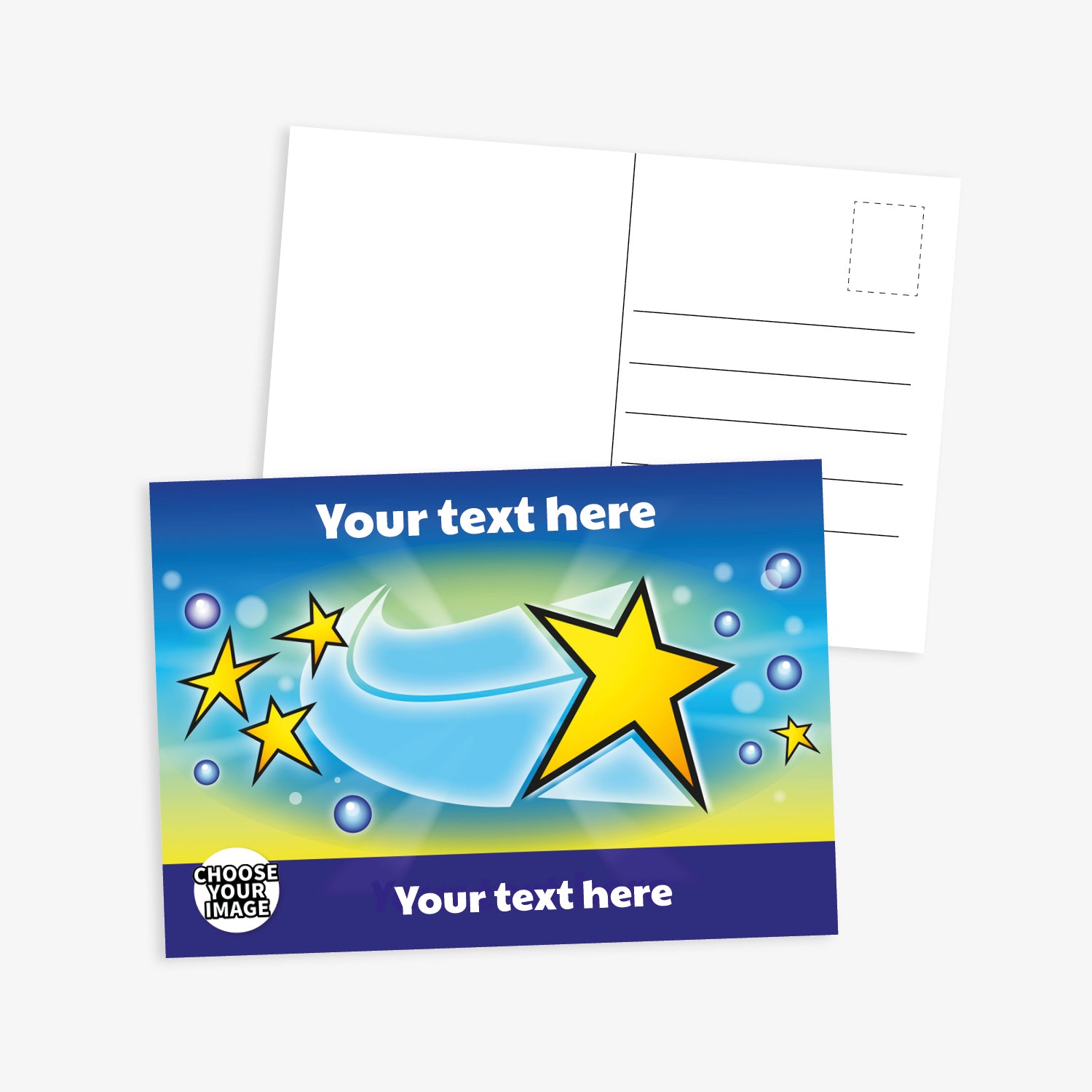 Personalised Shooting Star Postcard | A6 Size | Rewards