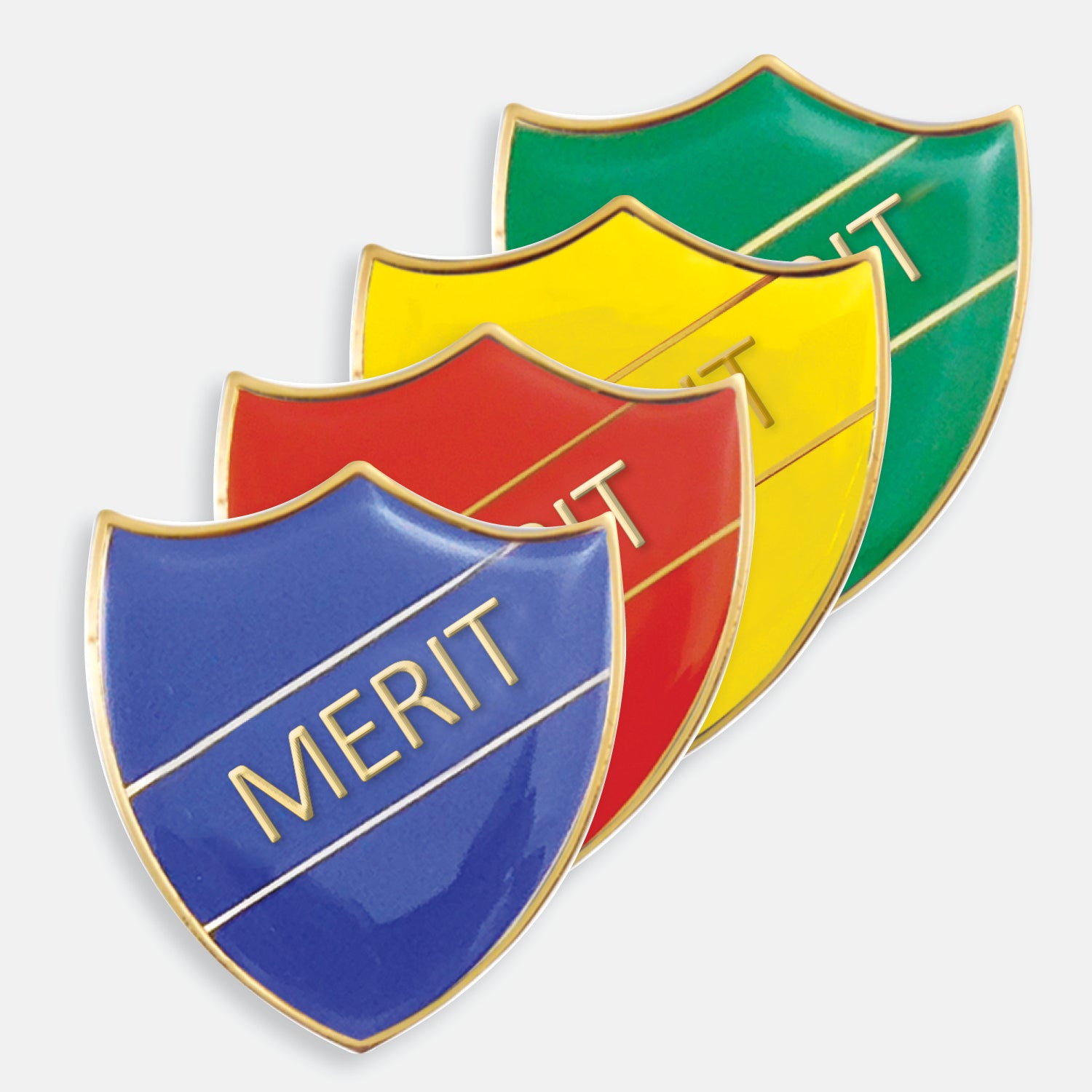 Merit Shield Badge Value Pack | Enamel | Pupil Rewards