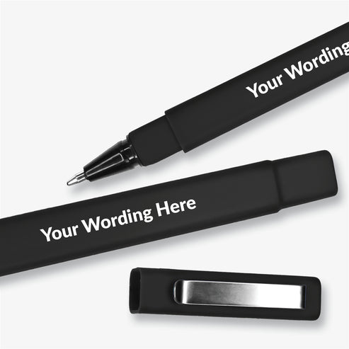 Personalised Pen | Black | Black Ink | Ball Point Pen