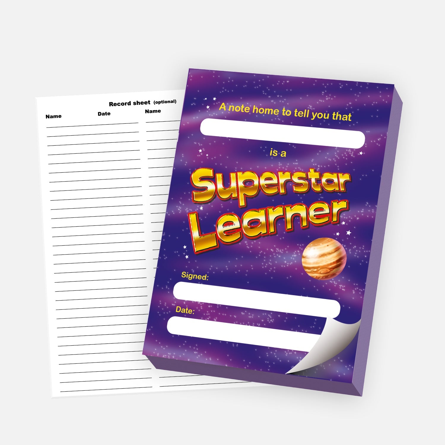 A Note Home' Superstar Learner Praisepad | 60 Pages | A6