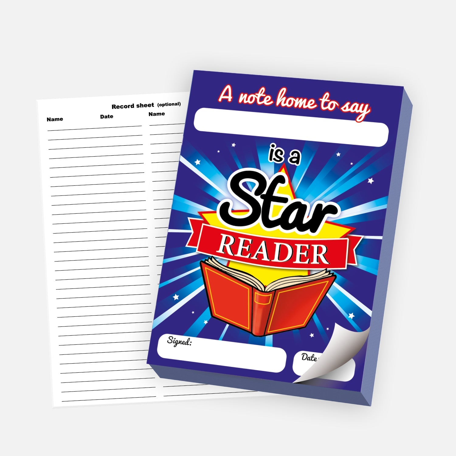 Star Reader Praisepad | 60 Notes home | A6 | Rewards