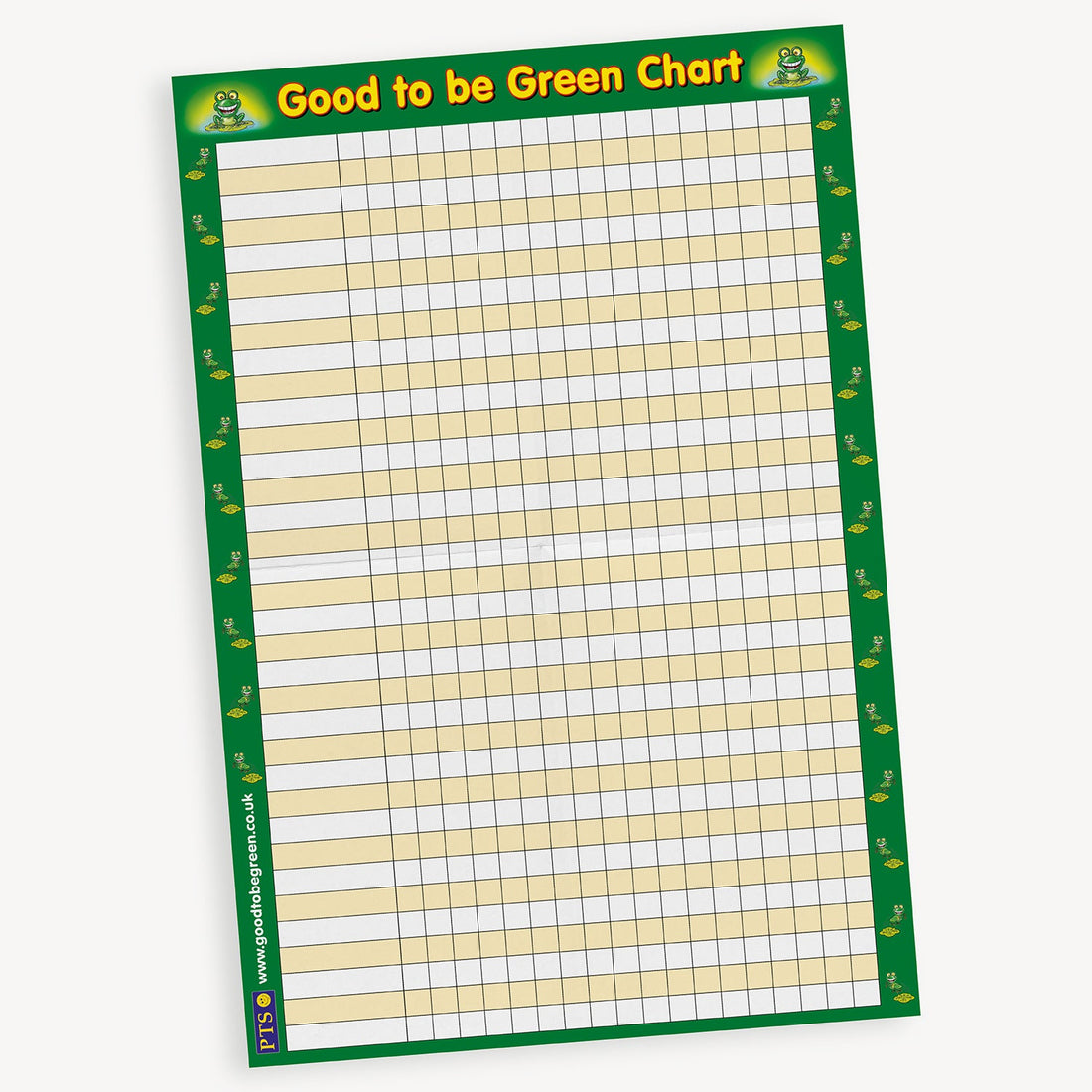 Good to be Green Sticker Collector Chart | A2 | Displays