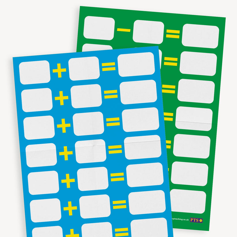 Write & Wipe Double Sided Addition & Subtraction Poster
