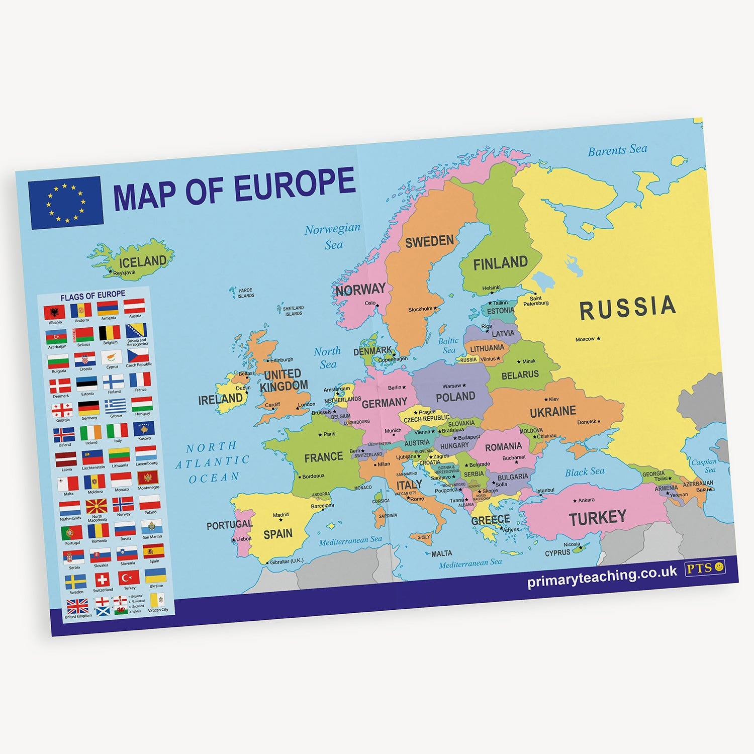 Map of Europe Poster | Classroom Display | Home Learning