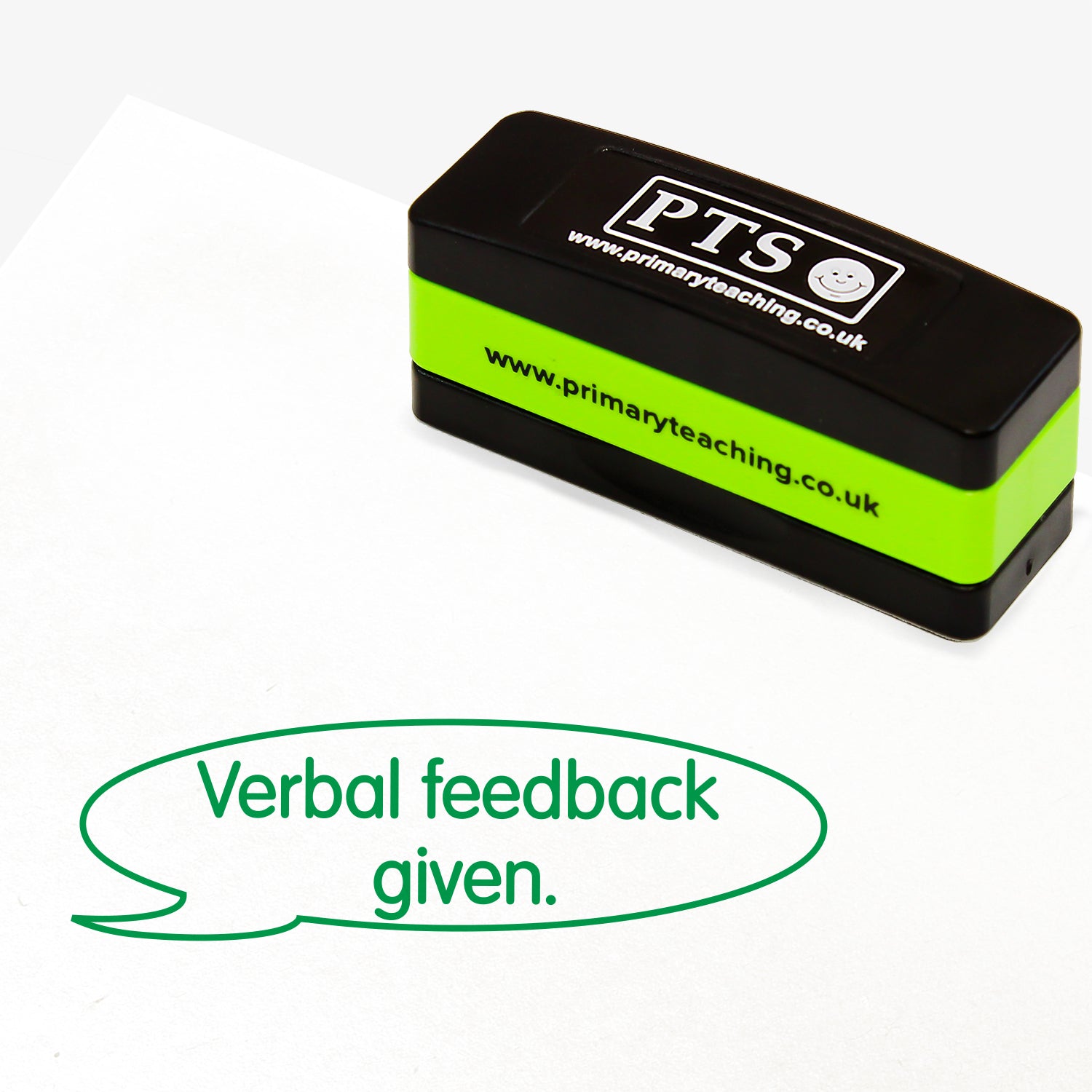 Verbal Feedback Given Stakz Stamp | 44x13mm | Choose Colour