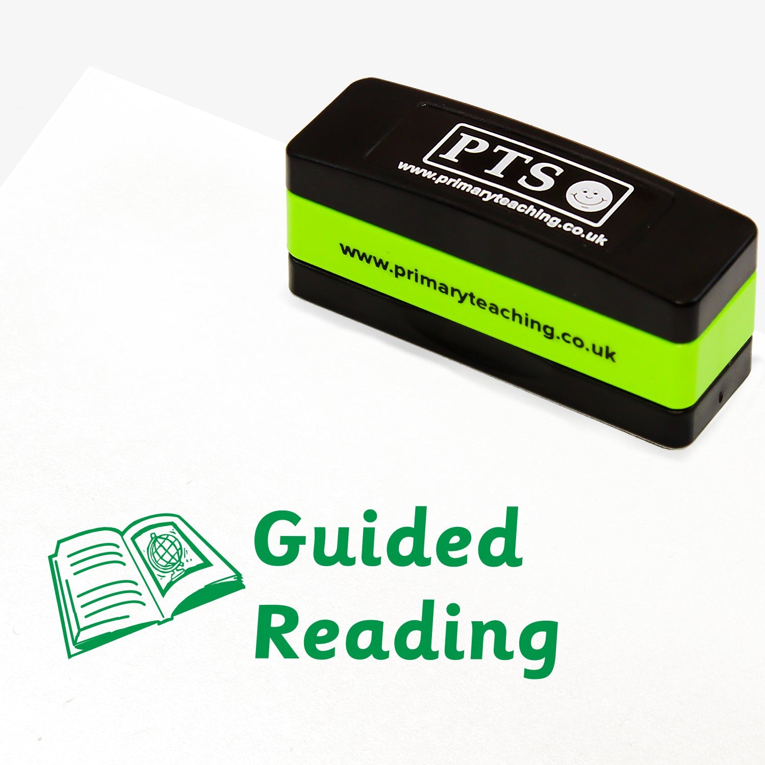 Guided Reading Stakz Stamper | Green Ink | Teacher Stamp