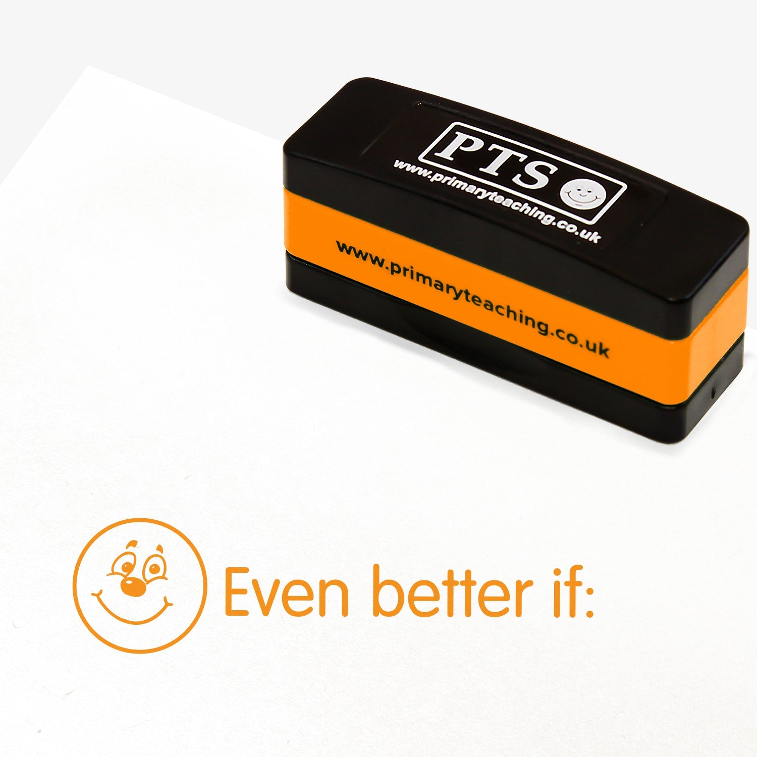 Even Better if Stakz Stamper | Orange | Teacher Stamp