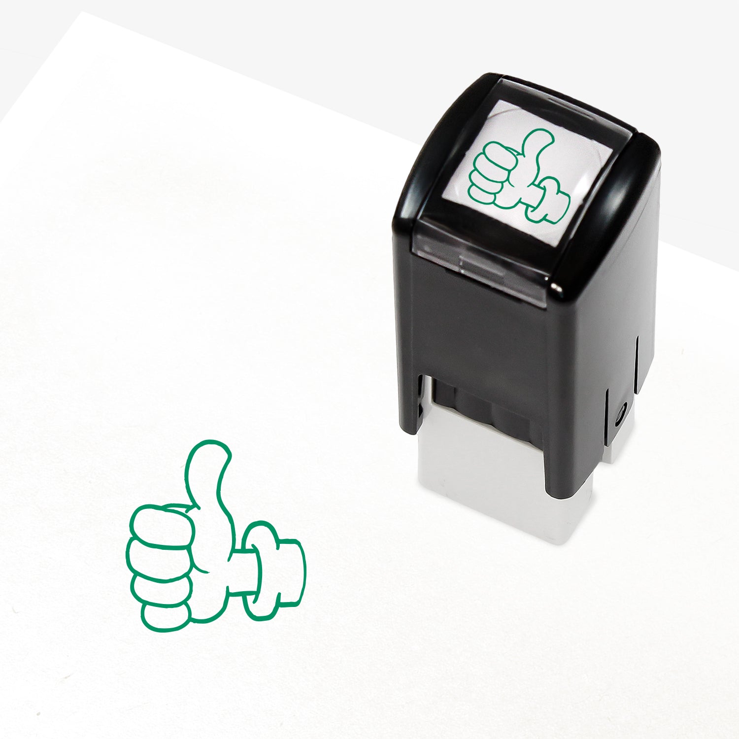 Thumbs Up Stamper | 10mm | Choose Your Ink Colour | Mini