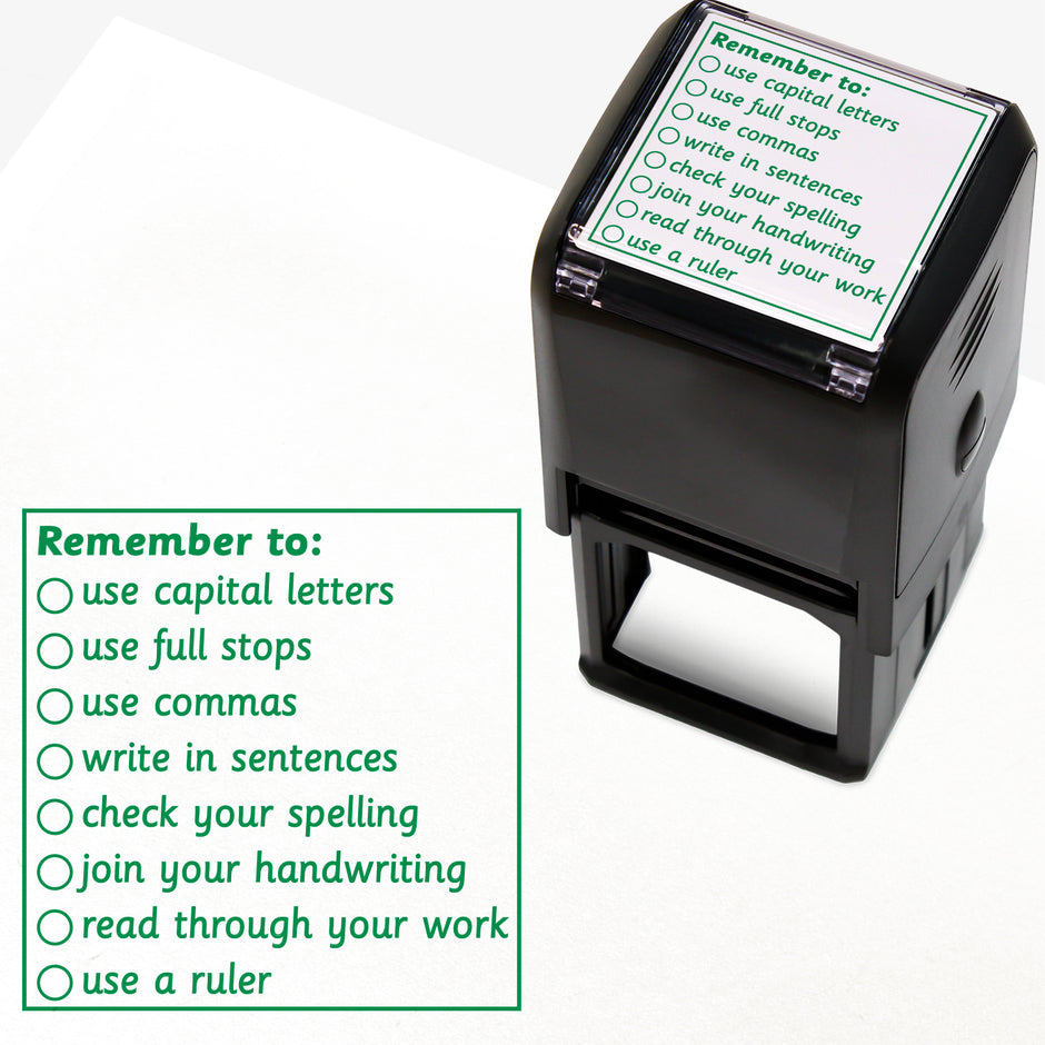 Wording Only Teacher Stamps | Personalised Stampers