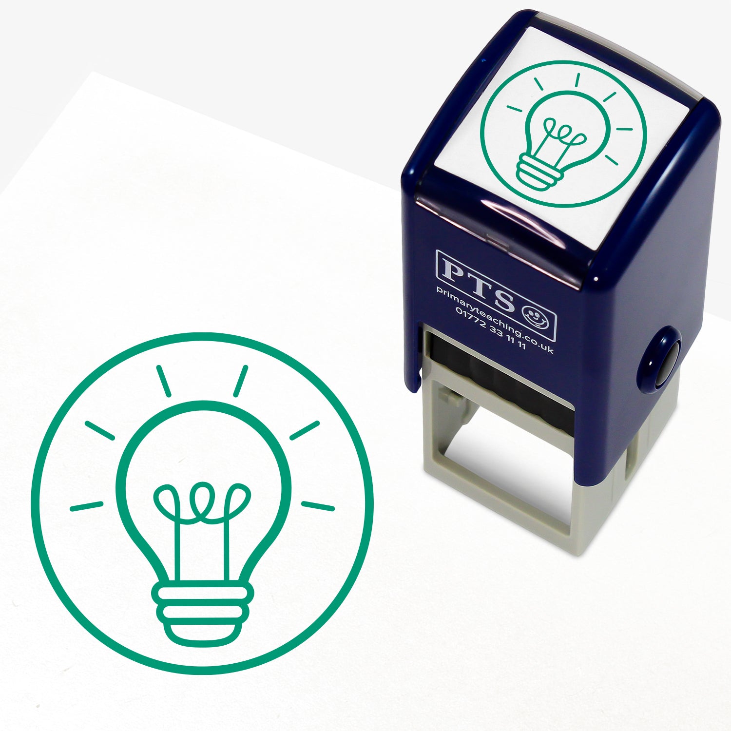 Great Ideas Light Bulb Stamper | 25mm | Marking Stamp