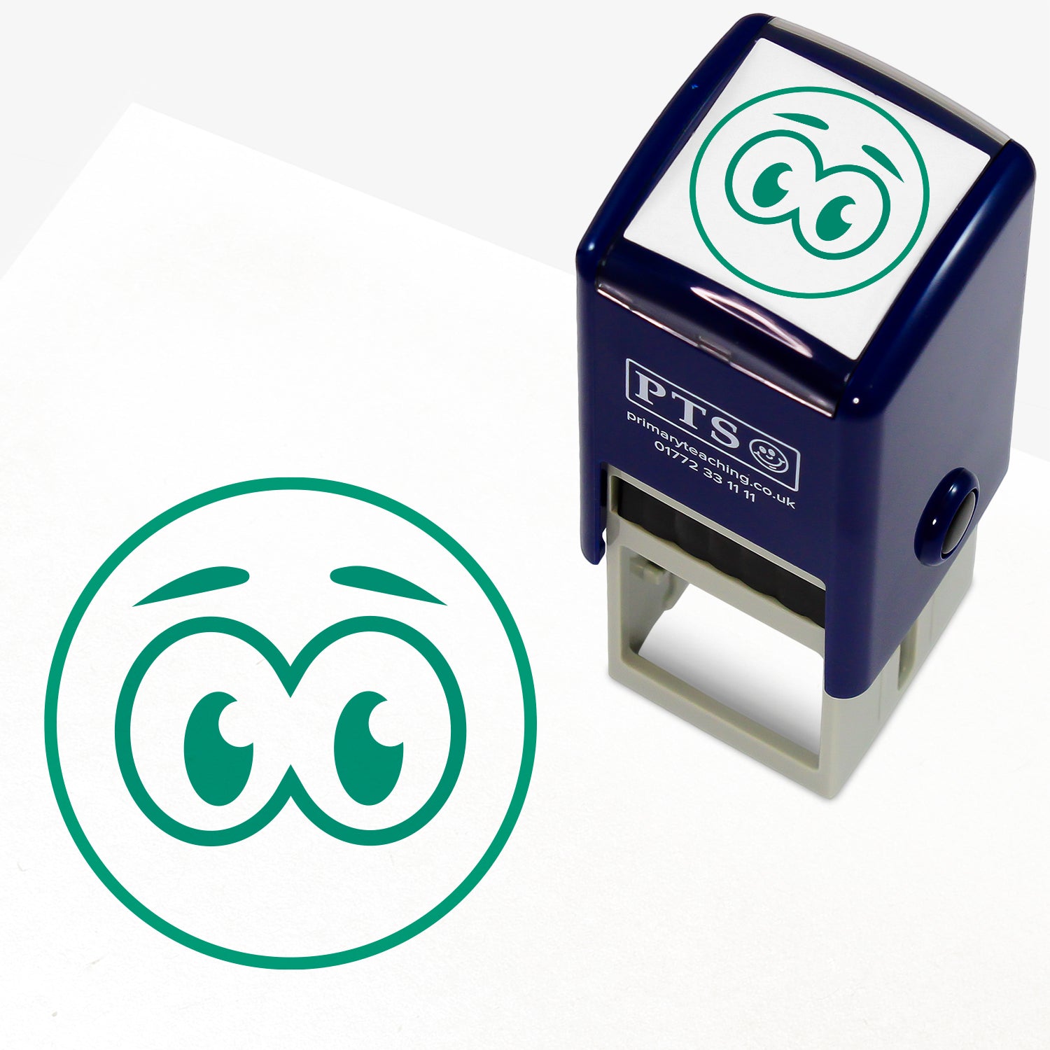 Look Carefully Stamper | 25mm | Teacher Marking Stamp