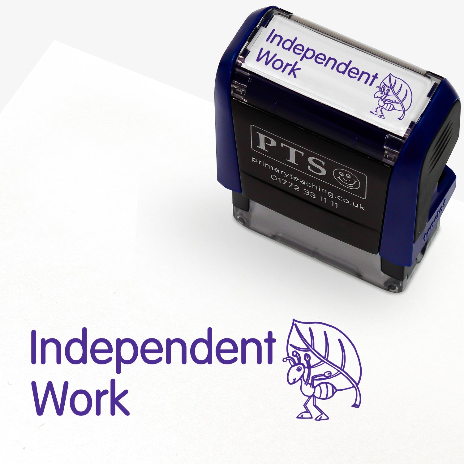 Independent Work Ant Stamper | Purple | 38mm x 15mm