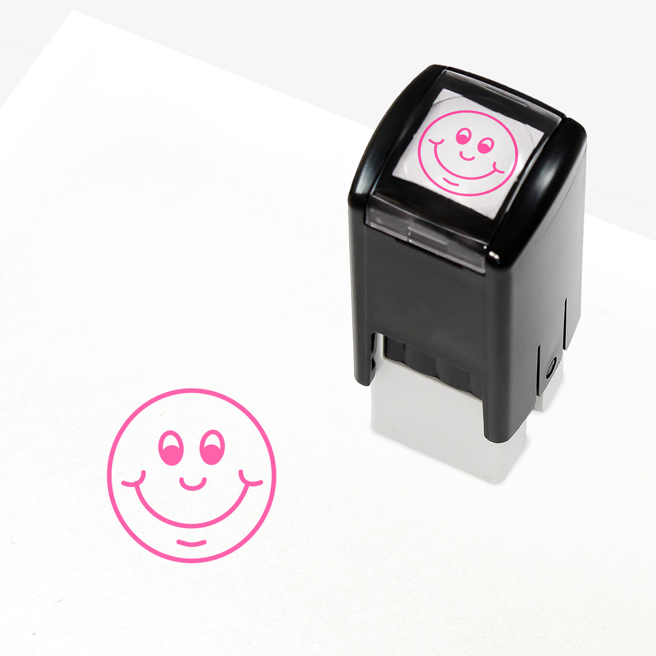 Smiley Face Stamper | 10mm | Choose Your Ink Colour