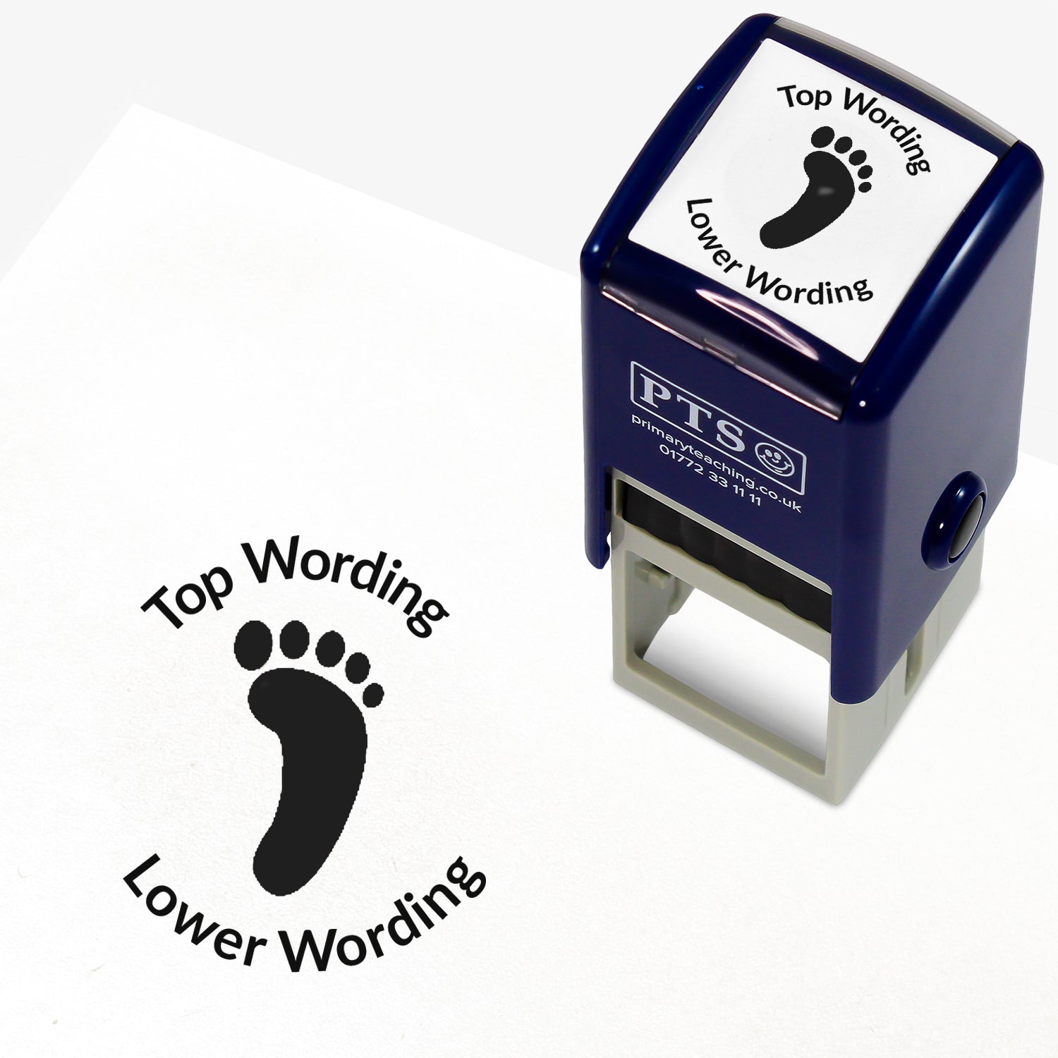 Personalised Footprint Stamper | 25mm | Choice of Ink Colour